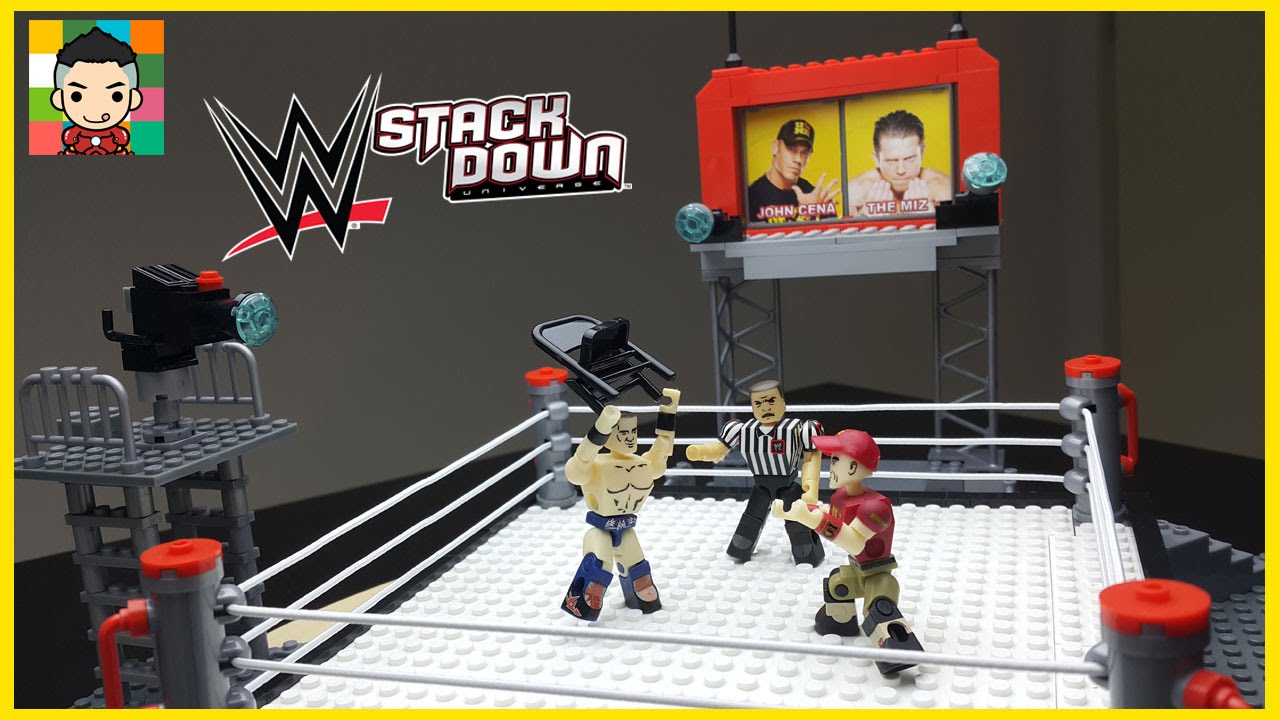 WWE StackDown Universe Raw Ring Set John Cena and The Miz review ! - C3 - YouTube