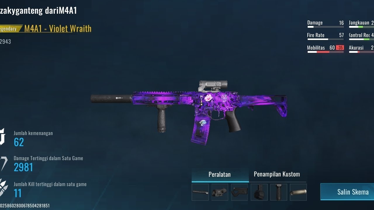 M4A1 Violet Wraith review - YouTube