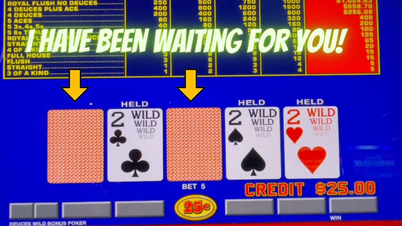 Video Poker: Deuces Wild Bonus Poker Progressive Session! - YouTube