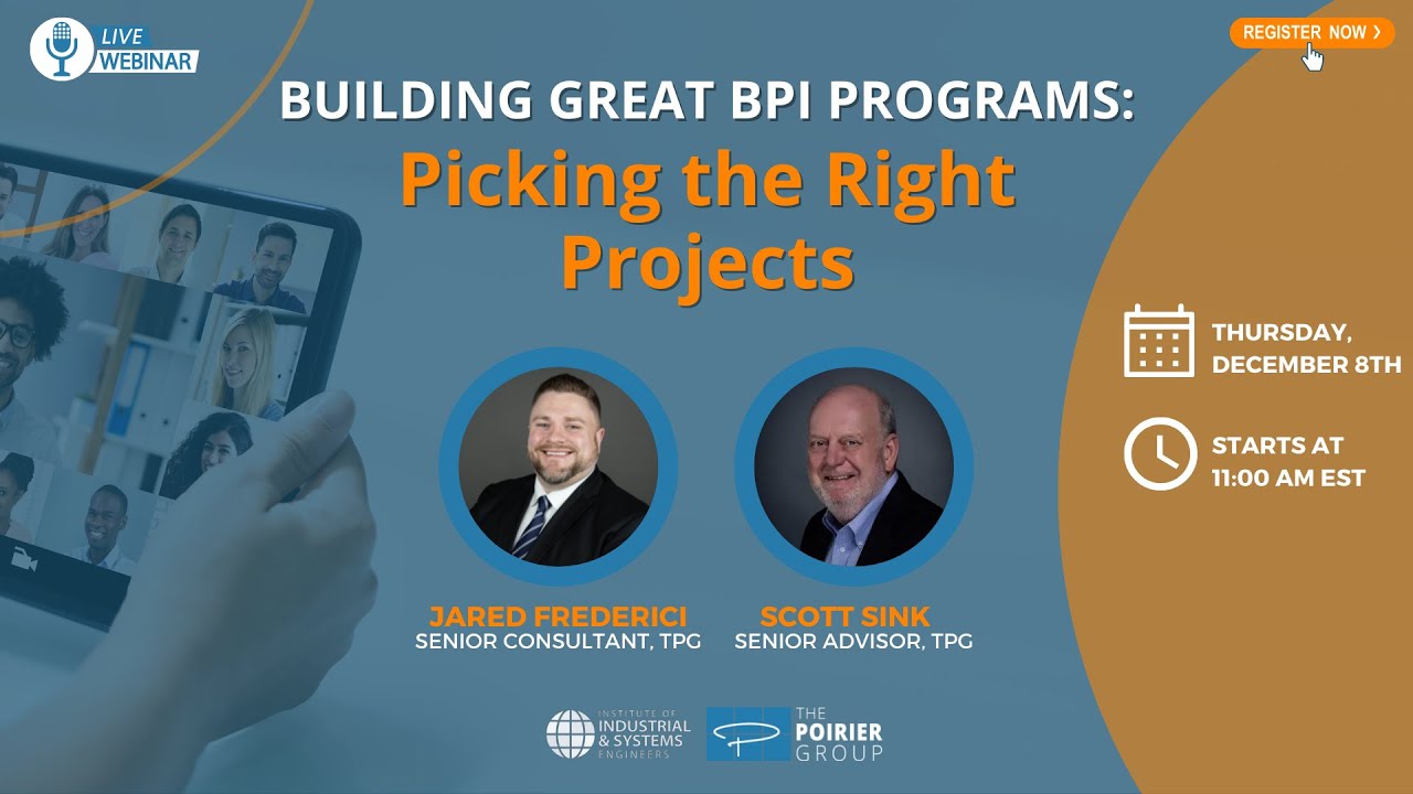 BPI Part II: Picking the Right Projects - YouTube