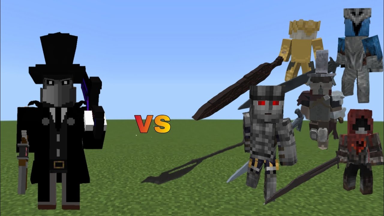 Headhunter vs Epic Souls Bosses | Minecraft | Mob Battle | - YouTube
