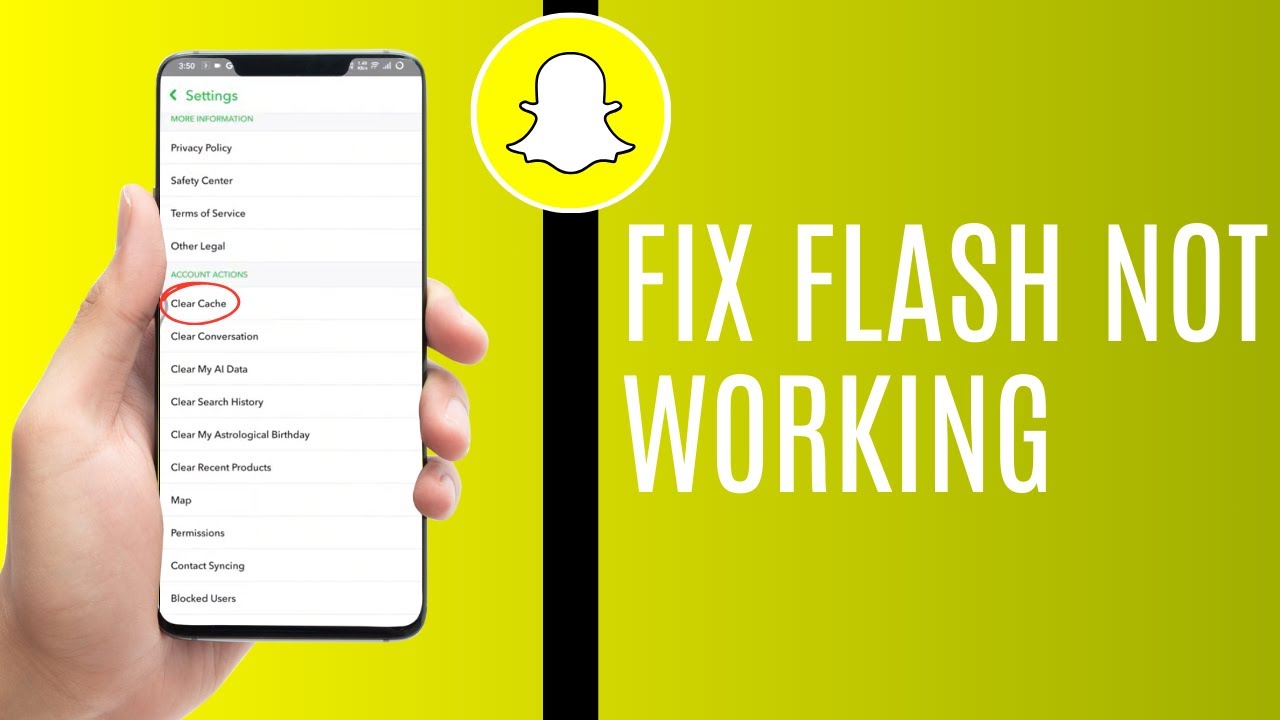 How To Fix Flash "Not Working" On Snapchat - YouTube