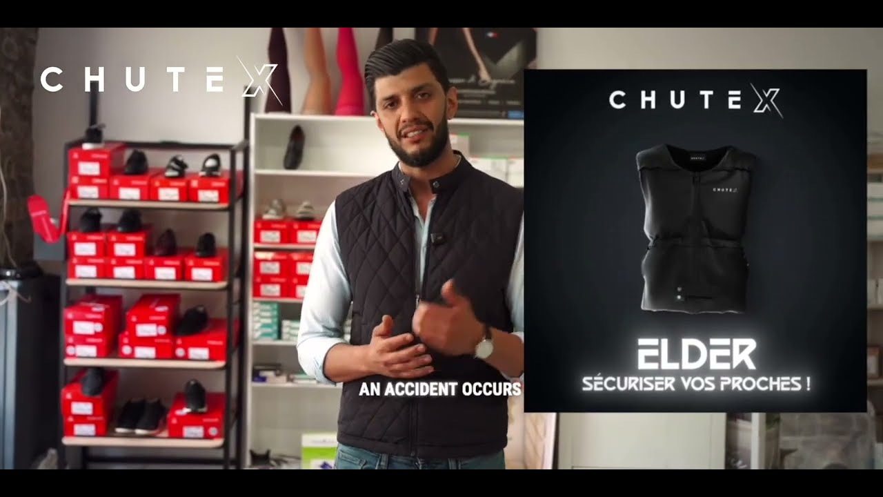 CHUTEX Gilet ELDER validé par les professionnels de santé - YouTube