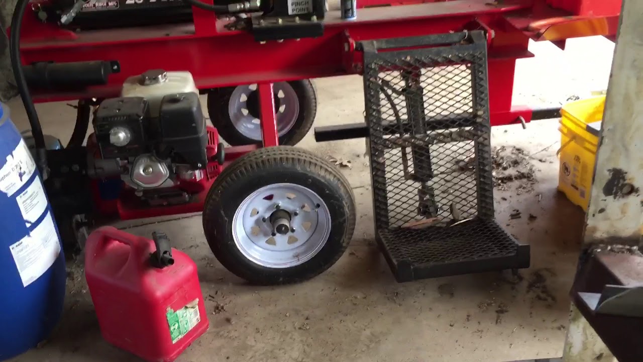 Firewood Bucking Station - YouTube