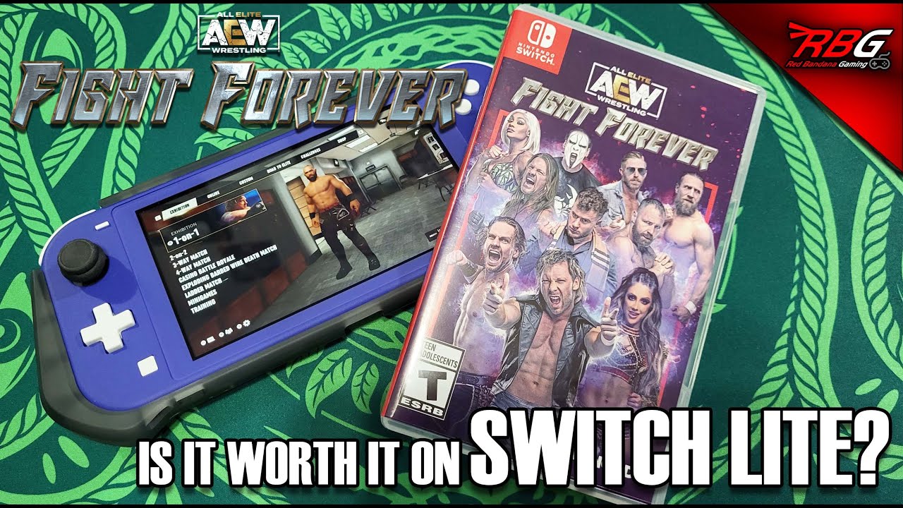 AEW Fight Forever on the Nintendo Switch Lite... How Does It Play? Is ...