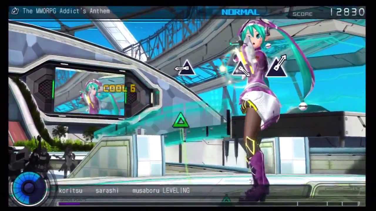 Hatsune Miku Project Diva F PSO2 The MMORPG Addict's Anthem - YouTube