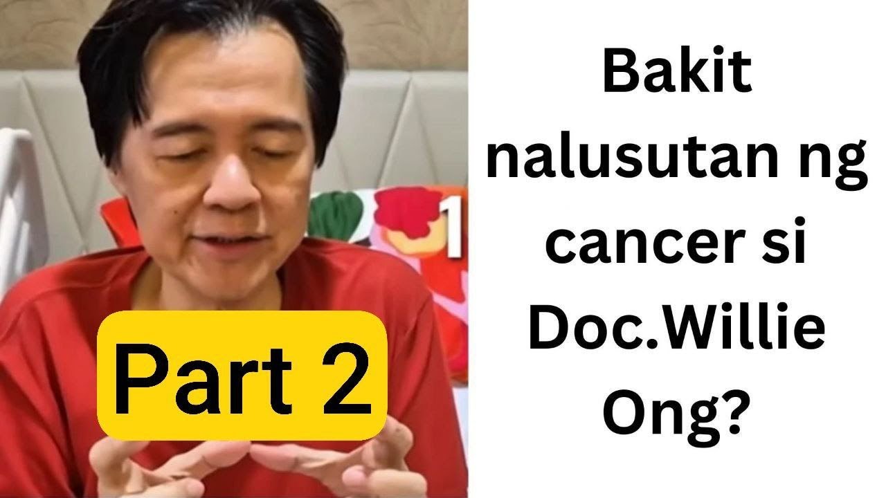 Doc Willy Ong was hit by aggressive cancer with 16 cm size Tumor. What ...