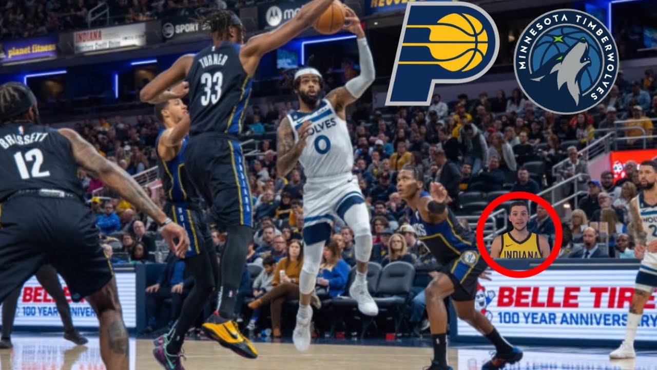 I Sat COURTSIDE for the Pacers vs Timberwolves NBA Game!? {Myles Turner ...