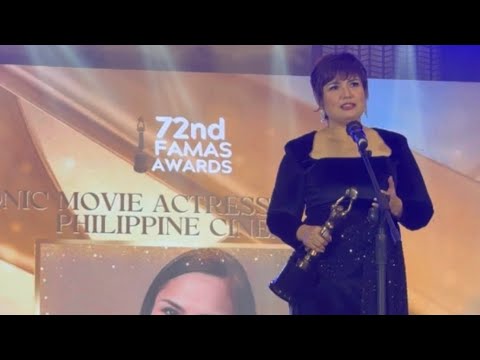 SNOOKY SERNA-72nd FAMAS ICONIC MOVIE ACTRESS OF PHILIPPINE CINEMA - YouTube