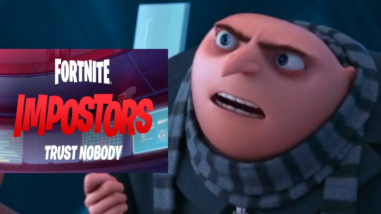 gru destroys fortnite among us update - YouTube