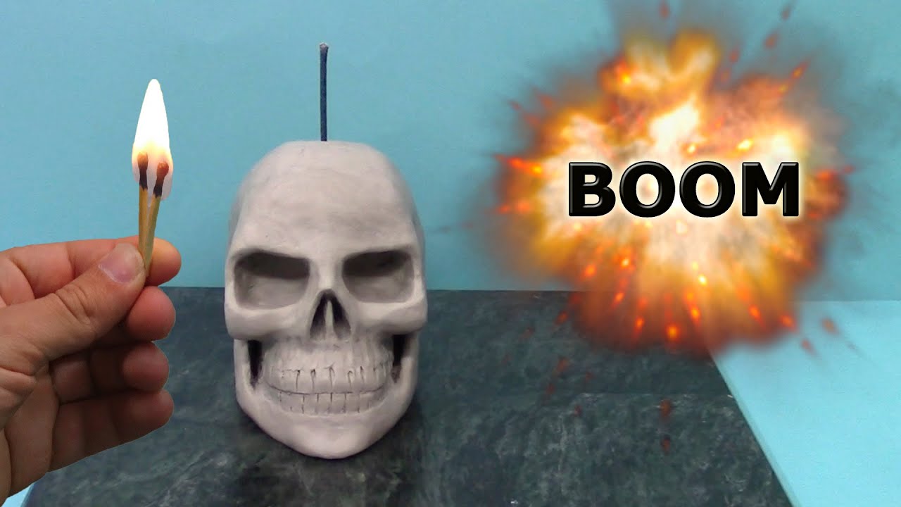 Exploding Skull Sculpture 🔥🔥😱 THE ART OF DESTRUCTION! - YouTube
