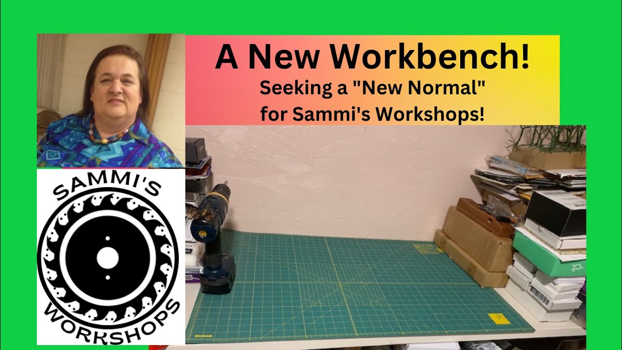 A New DIY Home Office Workbench 2023 with Storage! - YouTube