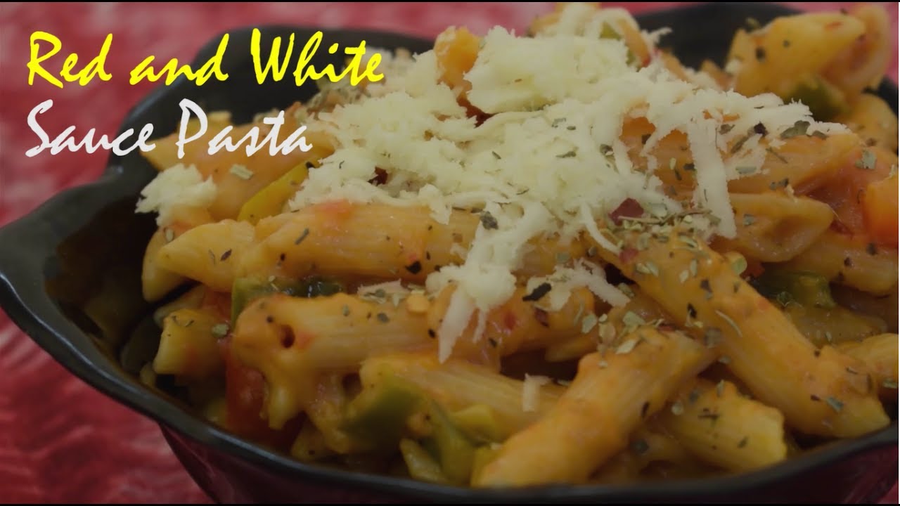 Red & White Sauce Pasta | Easy To Make Pasta | Pasta at Home ...