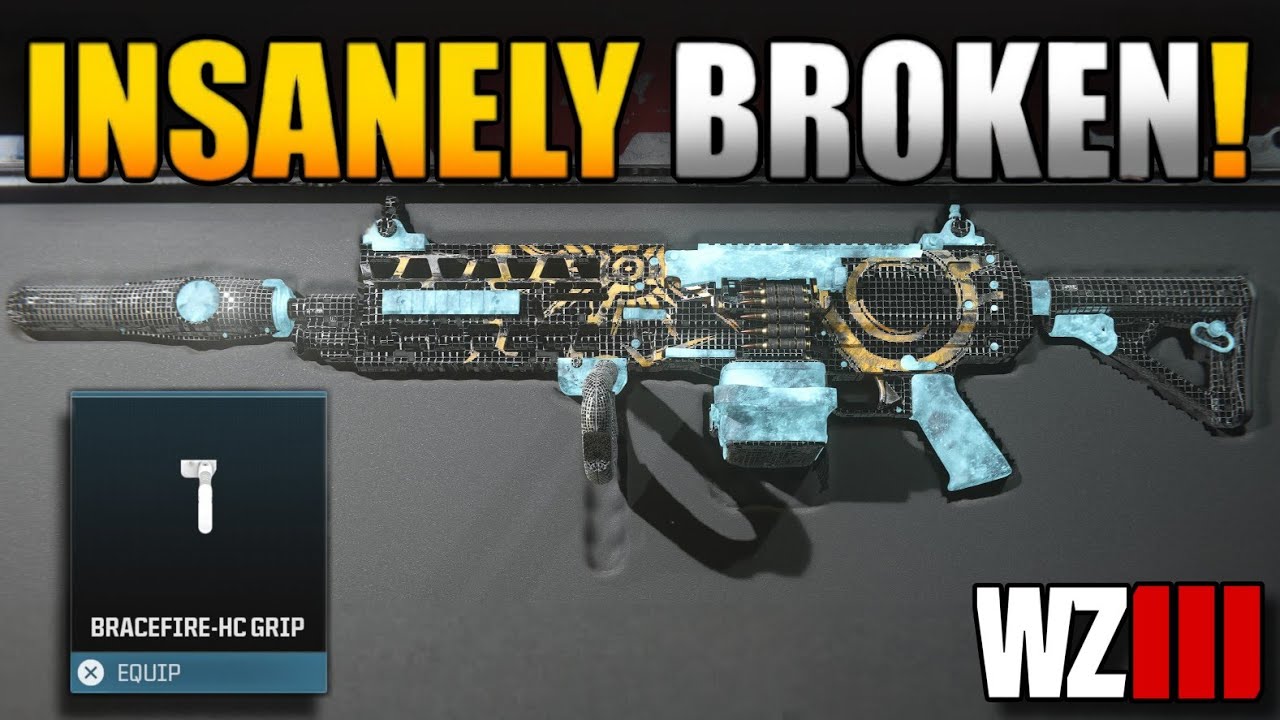 the NEW BRACEFIRE GRIP BREAKS the TAQ EVOLVERE in Warzone Season 6 ...