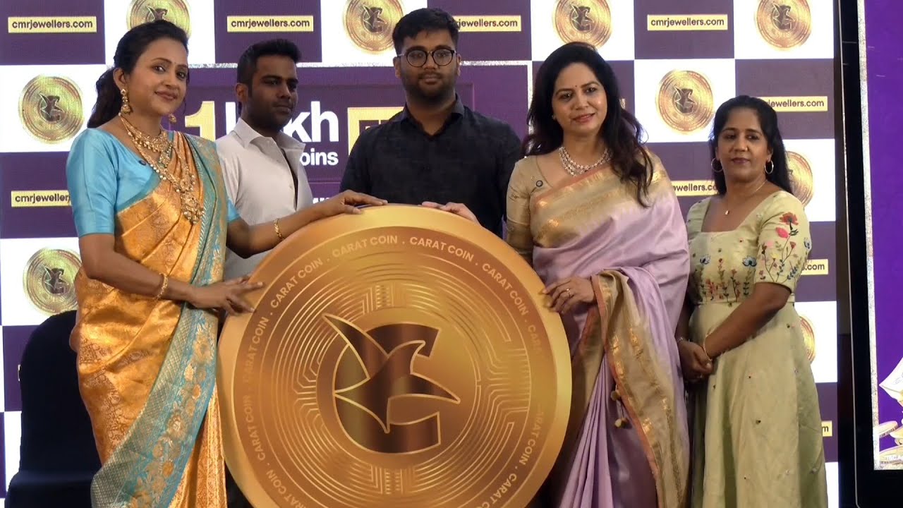 Anchor Suma & Singer Sunitha Launched CMR Legacy of Jewellery Website ...