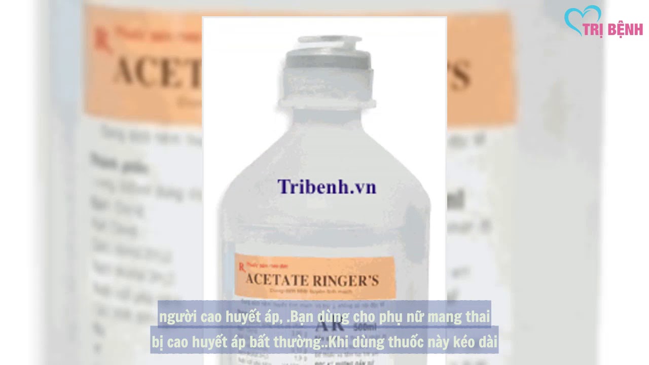 Thuốc Acetate Ringer’s - YouTube