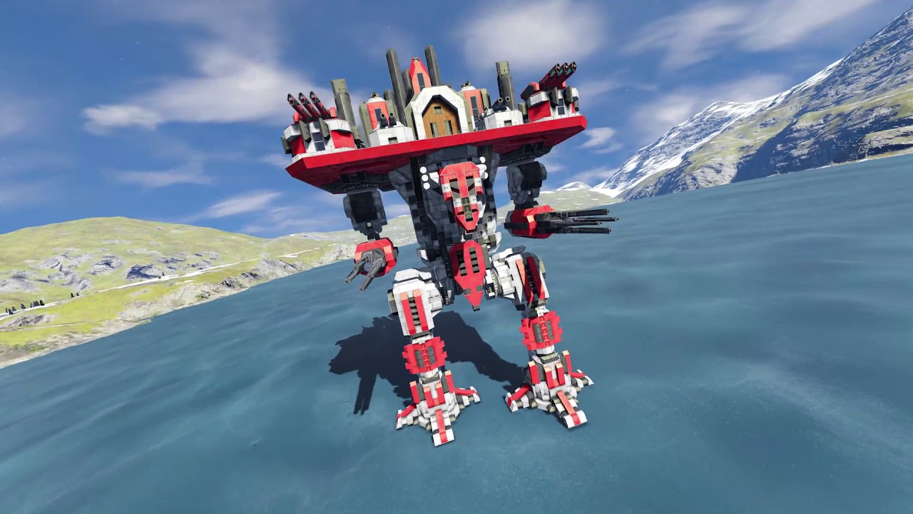 Space Engineers Imperator Titan Walking - YouTube