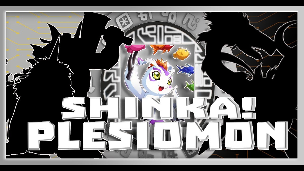 Gomamon Shinka! Plesiomon line digivolution - YouTube