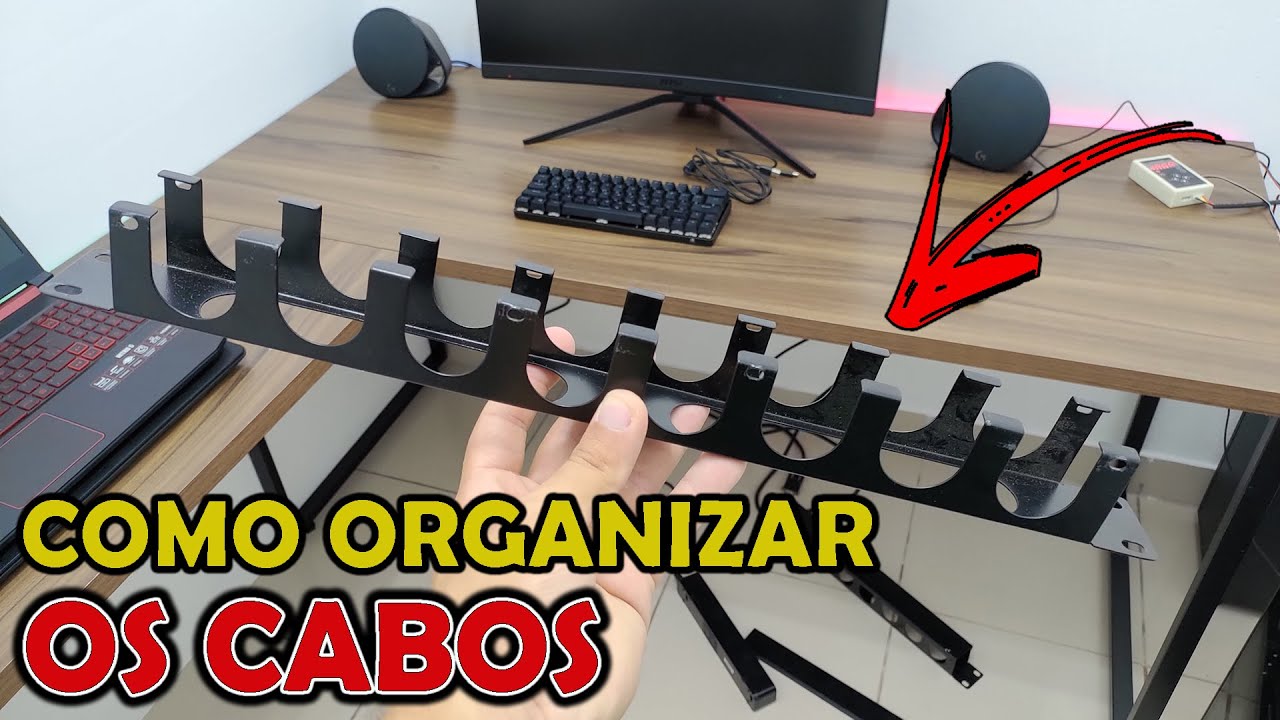 COMO ORGANIZAR OS CABOS DO SETUP (HOME OFFICE) DE MANEIRA EFICIENTE ...