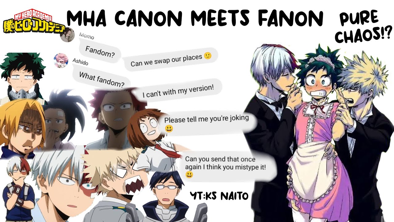 MHA Canon Meets Fanon Version of Themselves!? - MHA/BNHA Text - Read ...