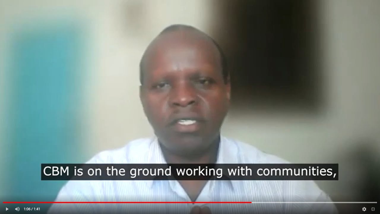 Simon Waitaka, Trustee, CBM UK, on the drought in Kenya - YouTube