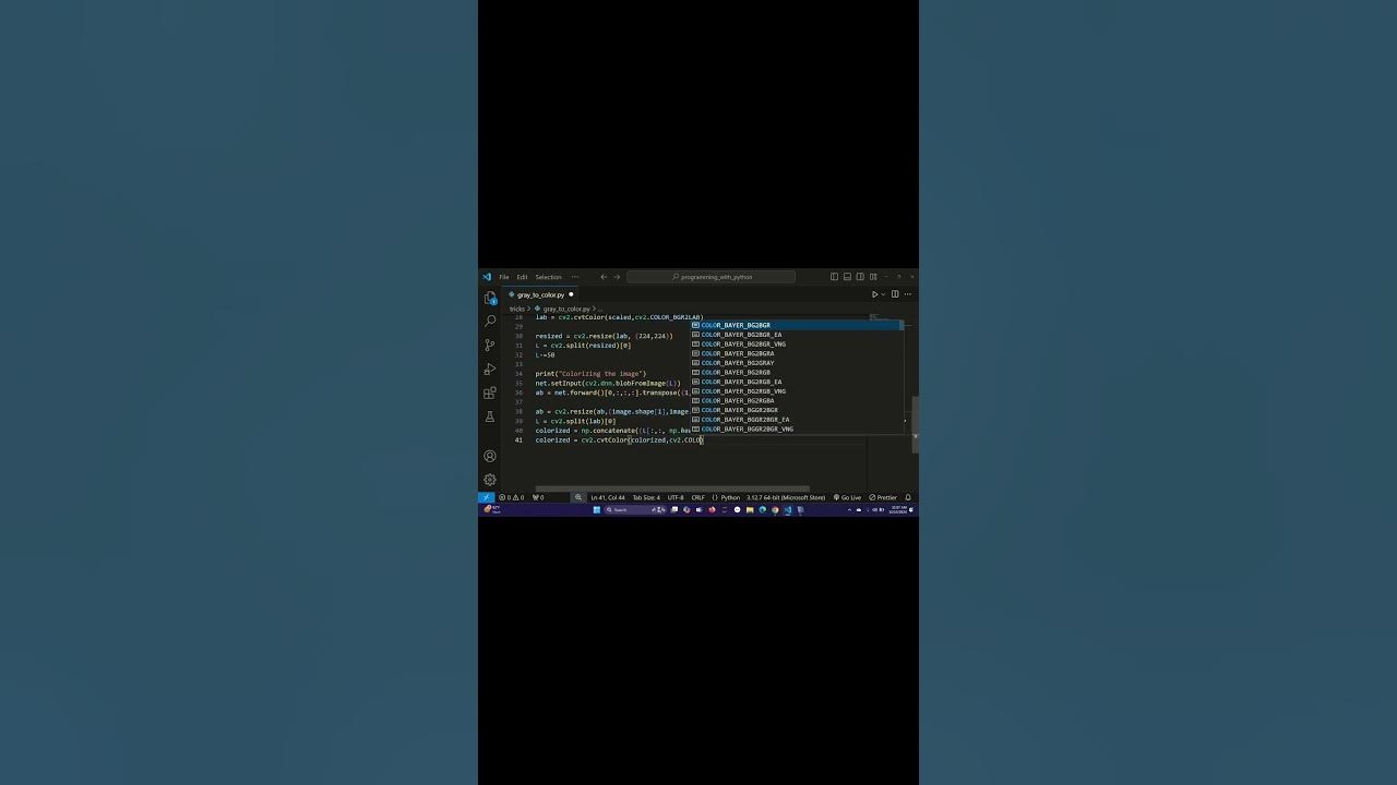 Image Colorization Using Python Part 2 - YouTube