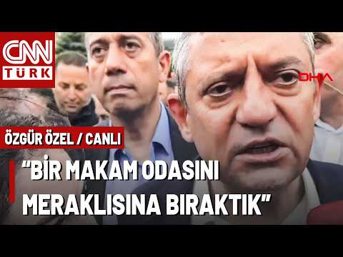 Canlı Görüntüler: Özgür Özel CHP'den Meclis'e Yürüyor! Özgür Özel: Mücadele Gücümüze Güç Katıyor