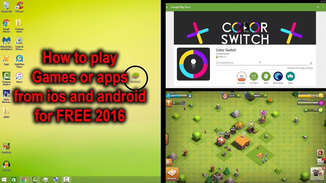 How to use IOS and Android Games/apps on a PC - YouTube