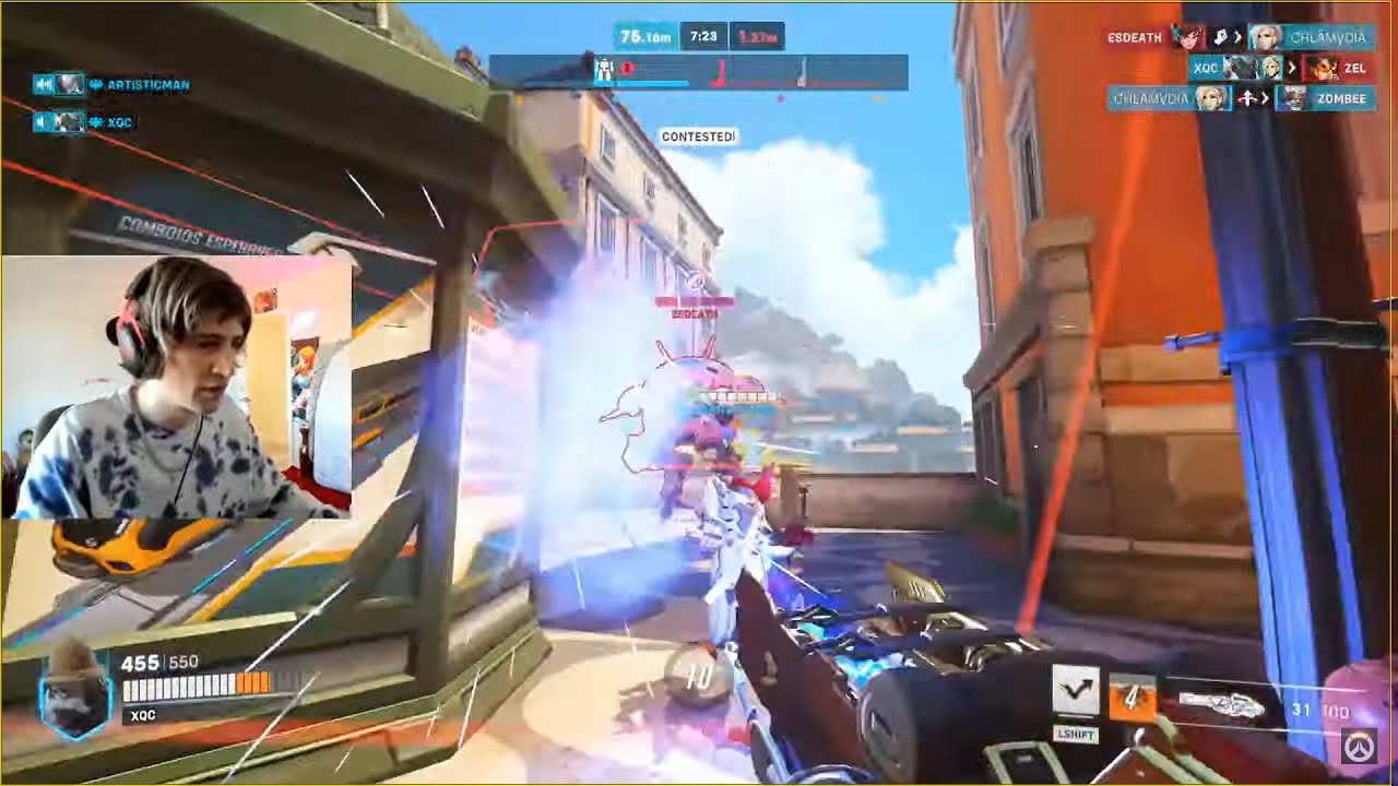 OW2 ONE TANK! XQC WINSTON GAMEPLAY OVERWATCH 2 LIVE - YouTube