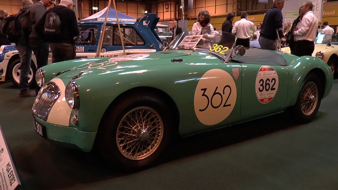 MG Car Club at the NEC Classic Motor Show Nov 2016 - YouTube