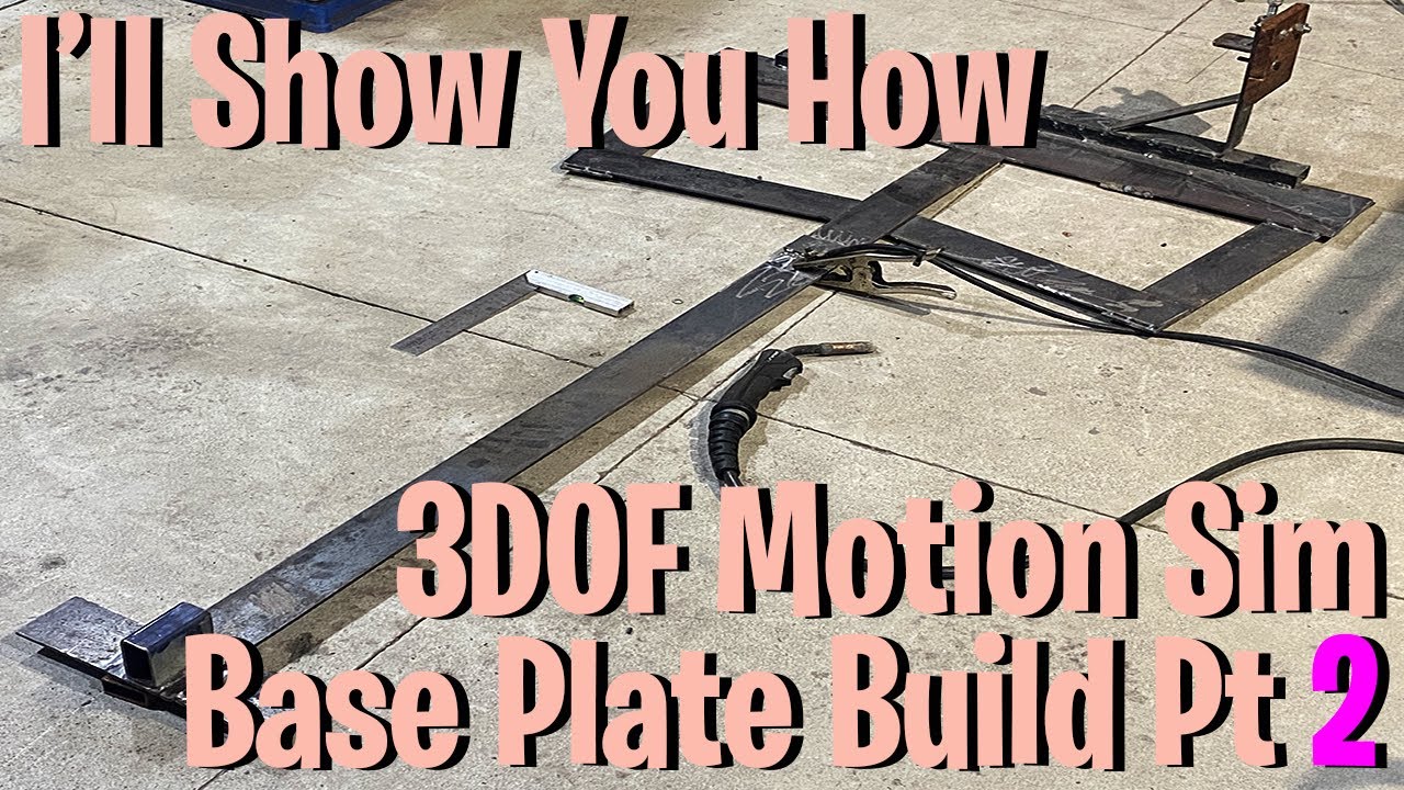 DIY Dr ADHD 3.5DOF Motion Simulator Platform Base Plate Build Pt 2 ...