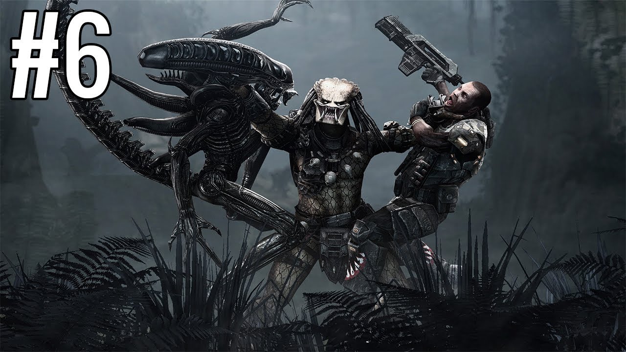Alien Versus Predator 3 (2010) - Walkthrough #6 Colonial Marines Fin ...