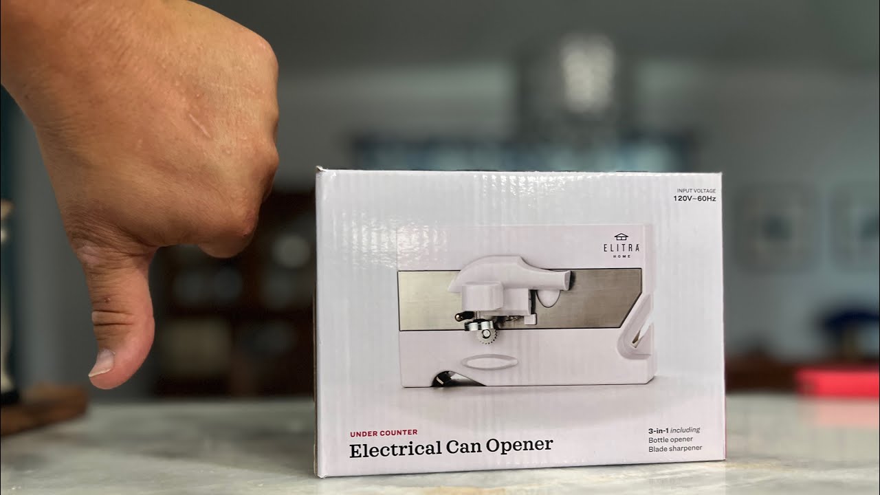 Electra Under Counter Can Opener 3-in-1 - quick honest review - YouTube