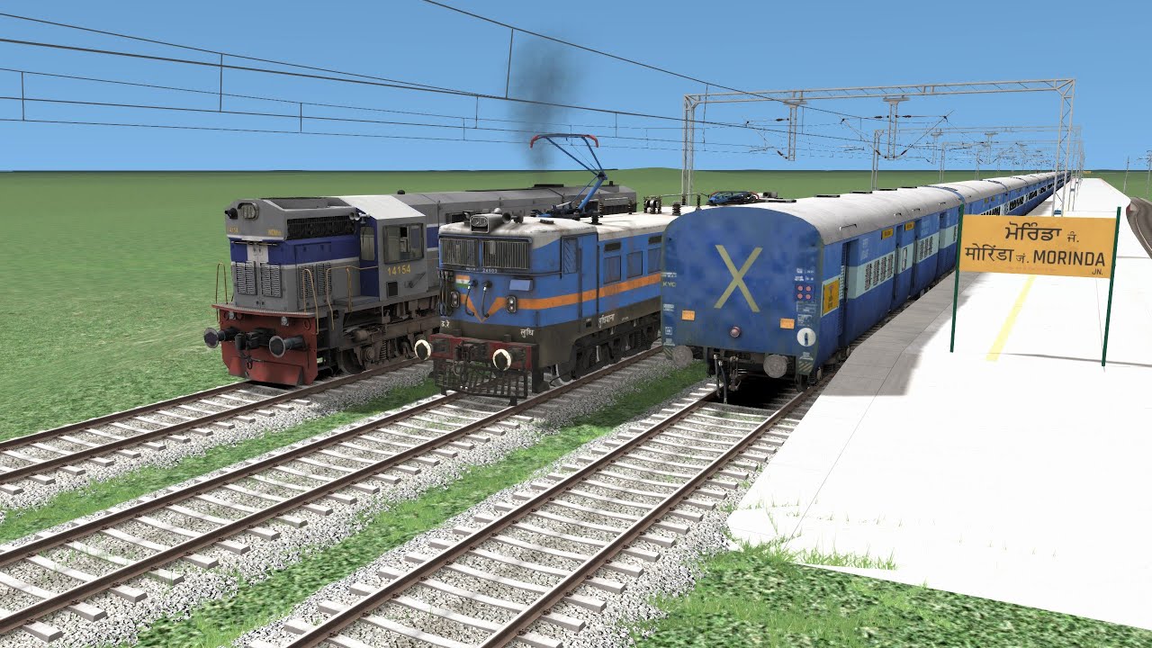 LOCO REVERSAL WITH WAG-7 | MORINDA STATION | TRAIN SIMULATOR - YouTube