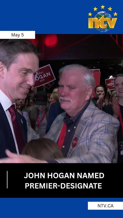 John Hogan named Premier-designate - YouTube