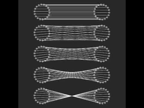 Compare connecting circles. Draw by openFrameworks - YouTube