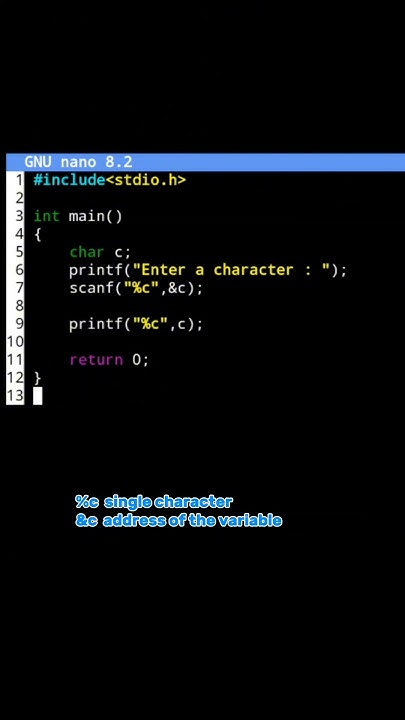 [C basic] User input - YouTube