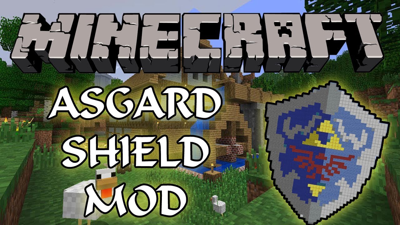 Minecraft- Review de MOD: Asgard Shields (1.5.1) - YouTube