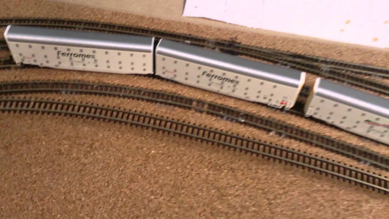 N scale container port - YouTube
