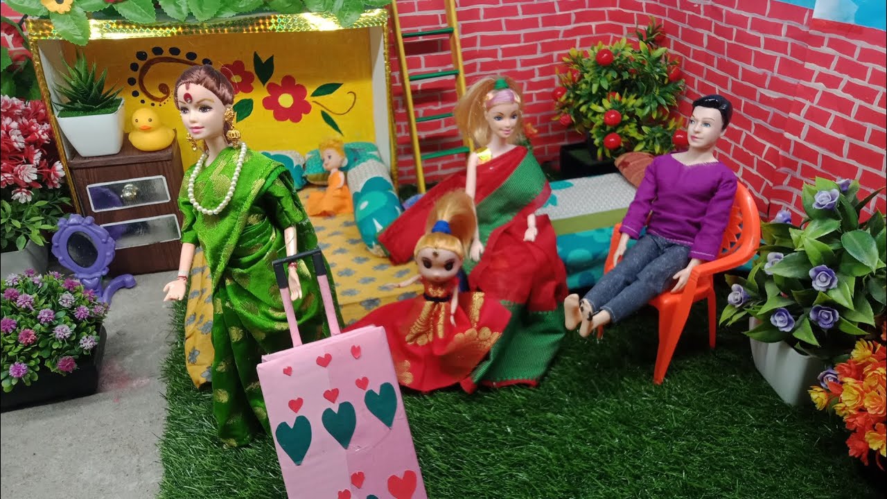 my little Bini part-77।। Indian Barbie doll all day routine putul khala ...