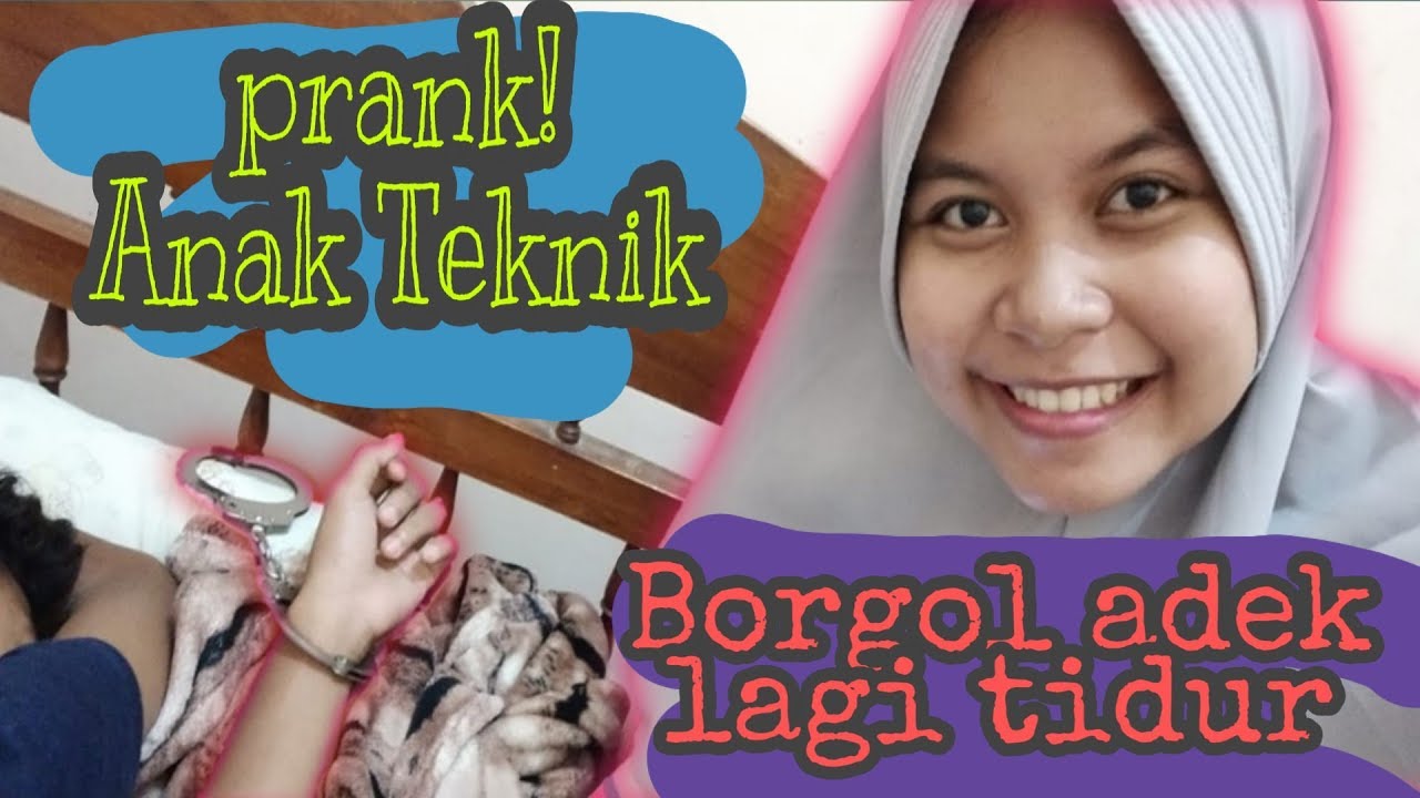 Prank Adek Lagi Tidur Youtube