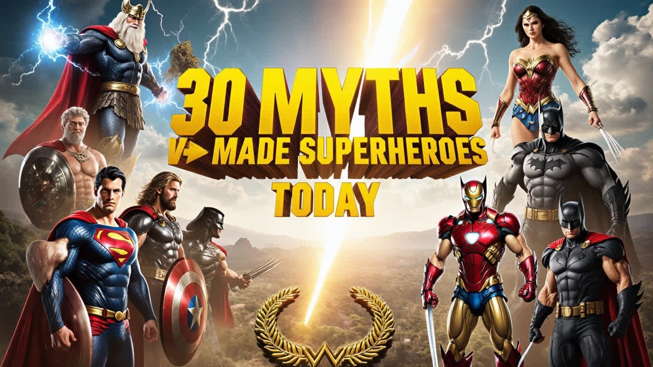 30 Ancient Myths That Inspired Modern Superheroes | HEROIC Legends in ...