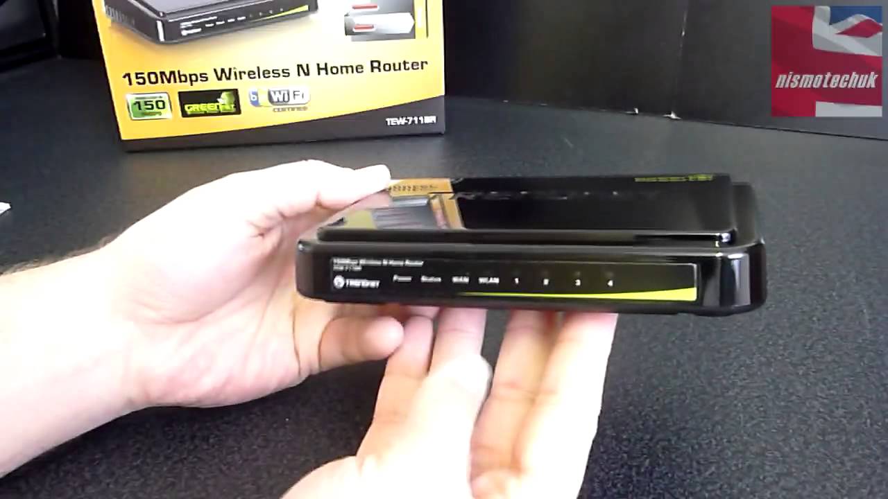 TRENDnet N150 Home Wireless Router TEW-711BR {Unboxing & Overview ...