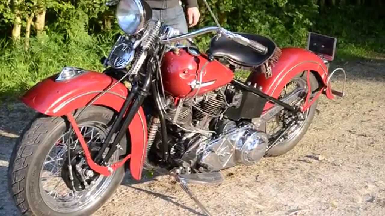 Harley Davidson 48 Custom Panhead - YouTube