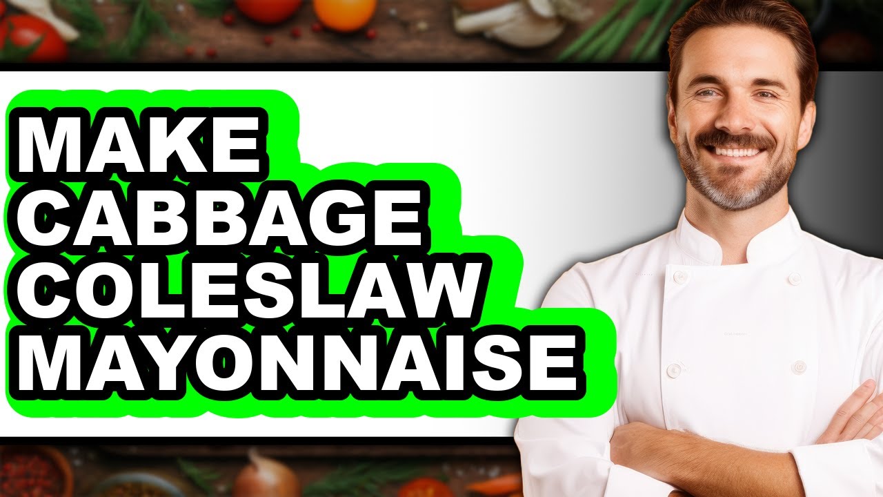 How To Make Cabbage Coleslaw Mayonnaise (UPDATED) - YouTube