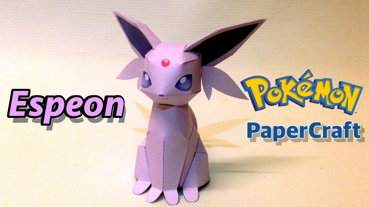 Espeon PaperCraft - YouTube