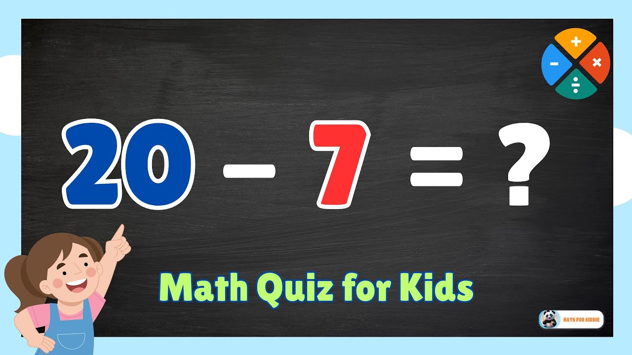 2nd Grade Subtraction Quiz | 30 Fun & Easy Math Questions for Kids ...