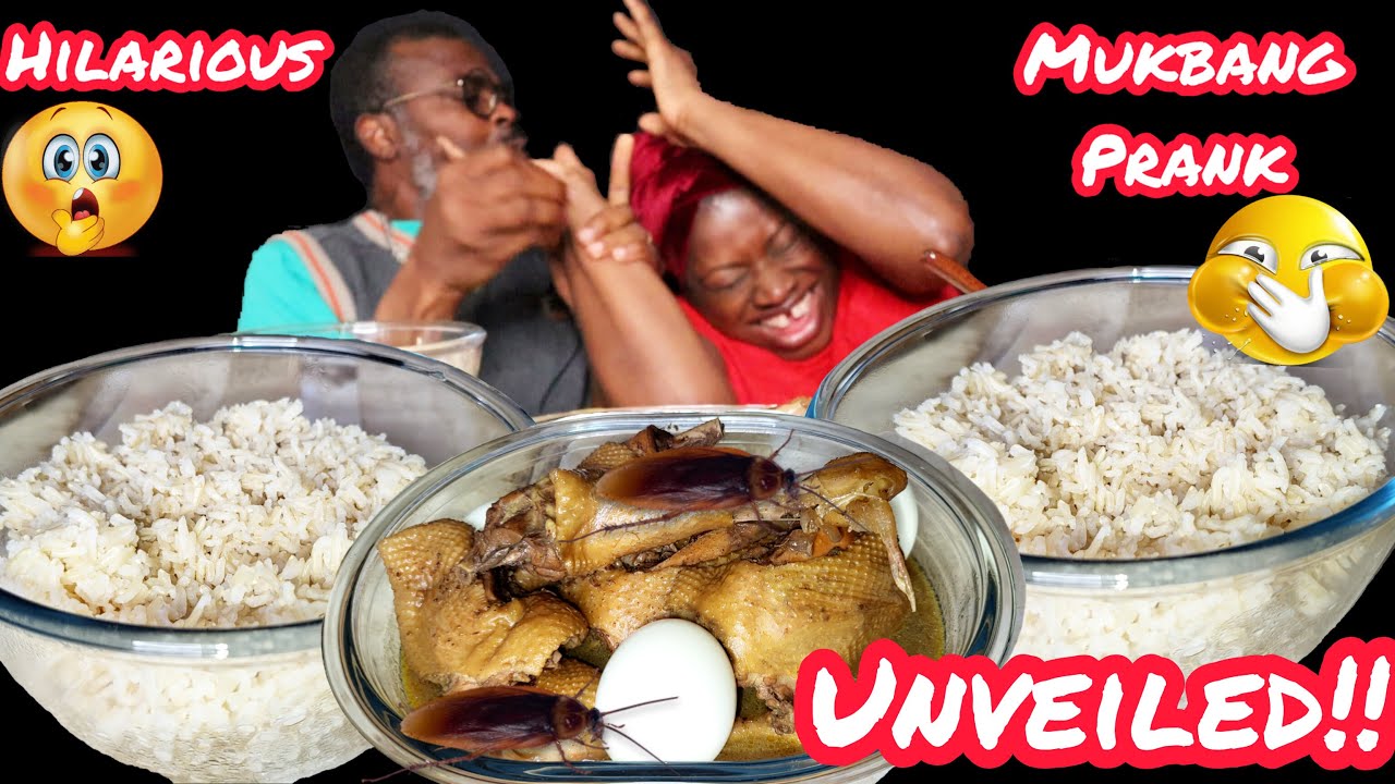 Hilarious Cockroach Prank on Husband: Pepper Soup & Brown Rice Mukbang ...