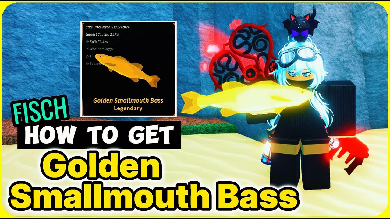 How to Get the Golden Smallmouth Bass in Fisch (EASY GUIDE!) - YouTube