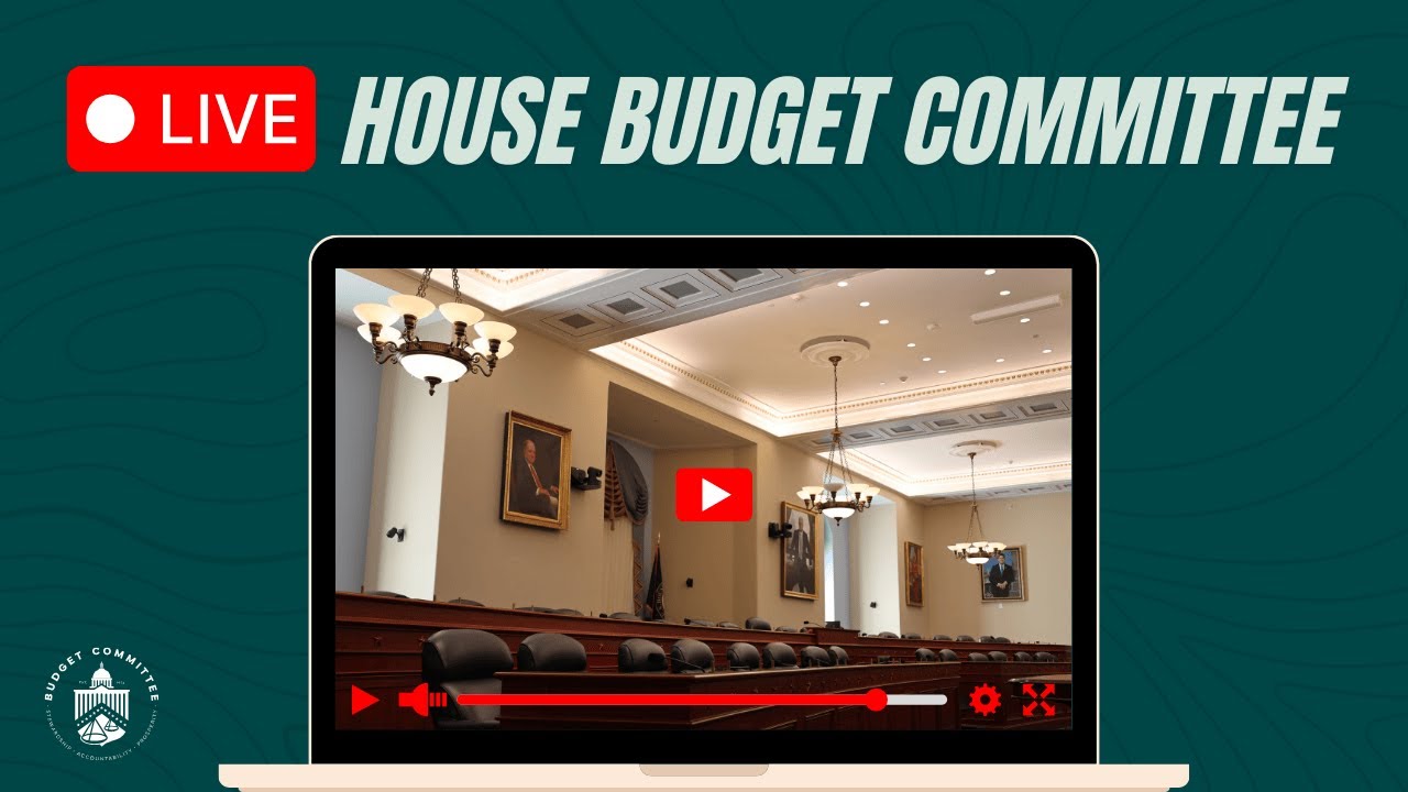 House Budget Committee Markup - One Big Beautiful Bill FY 2025 - YouTube